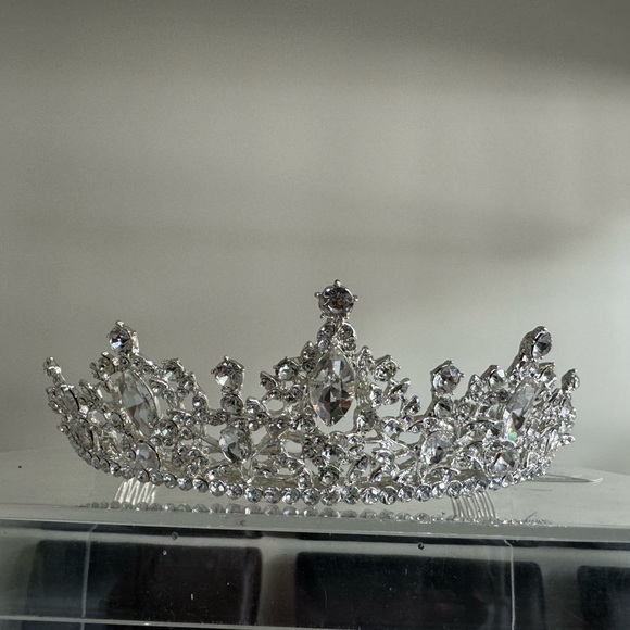 Accessories | Christina Collection Bridal Tiara Crystal Headpiece Crown ...